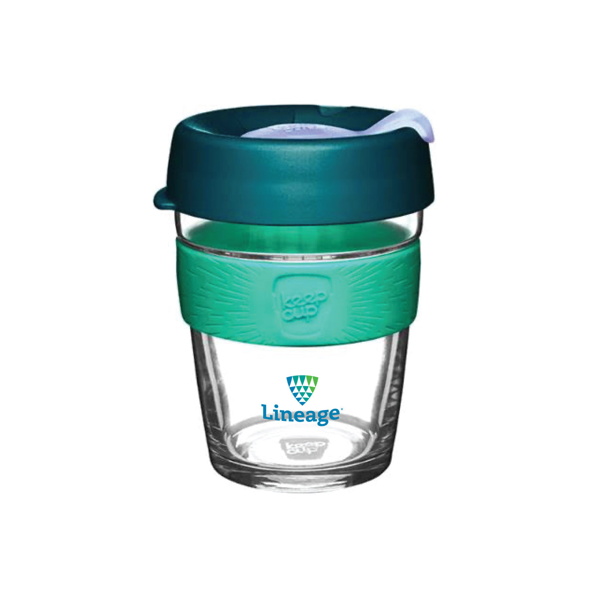 KeepCup Brew 12oz | Glass Reusable Coffee Cup - Personalised & Branded ...