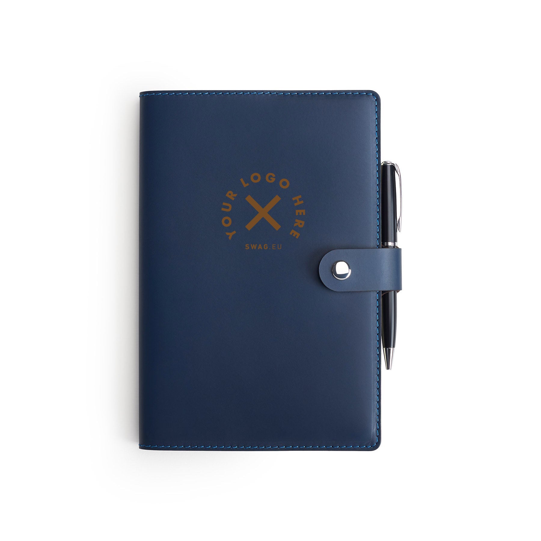 A5 Leather Notebook + Pen – SWAG.EU