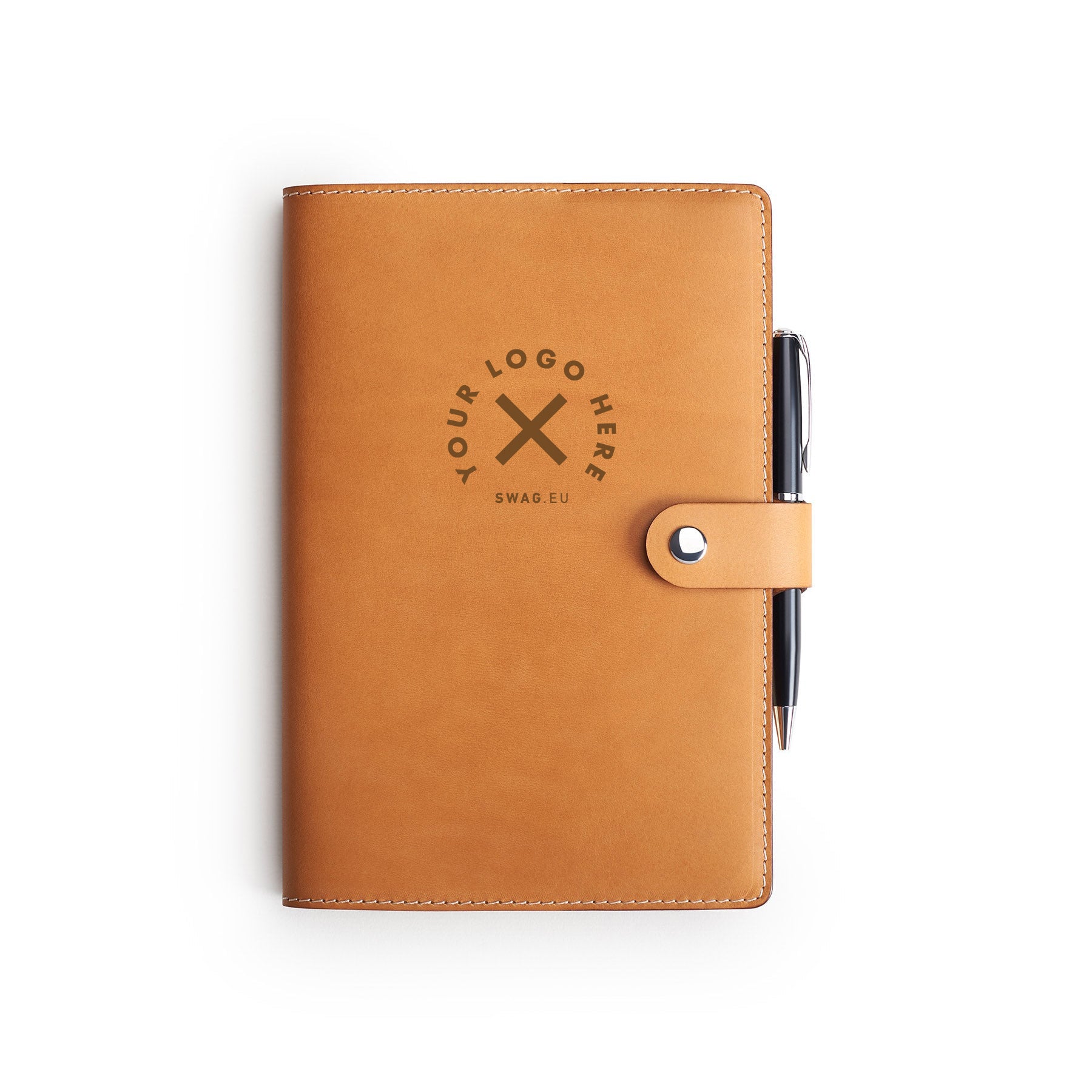 A5 Leather Notebook + Pen – SWAG