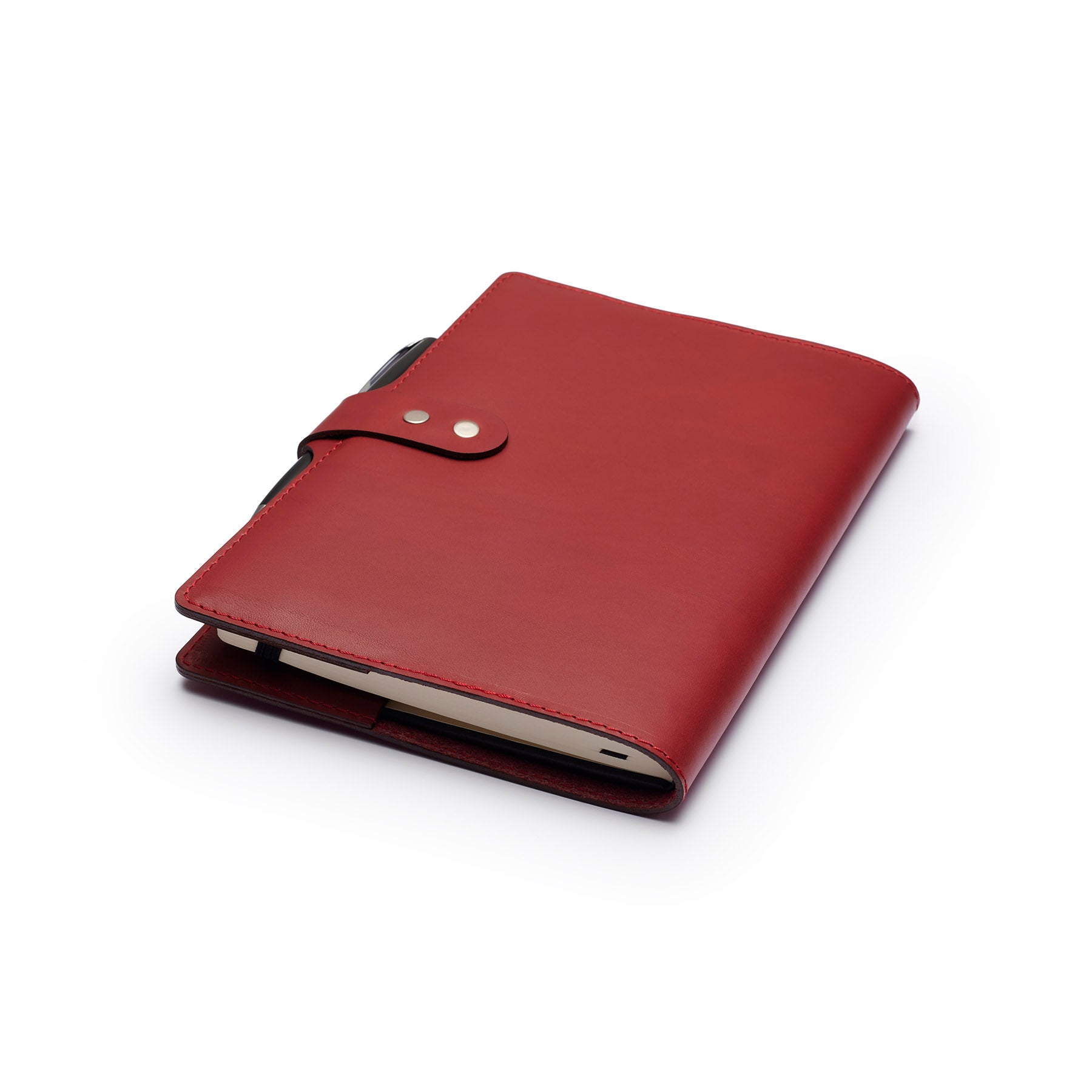 A5 Leather Notebook + Pen – SWAG